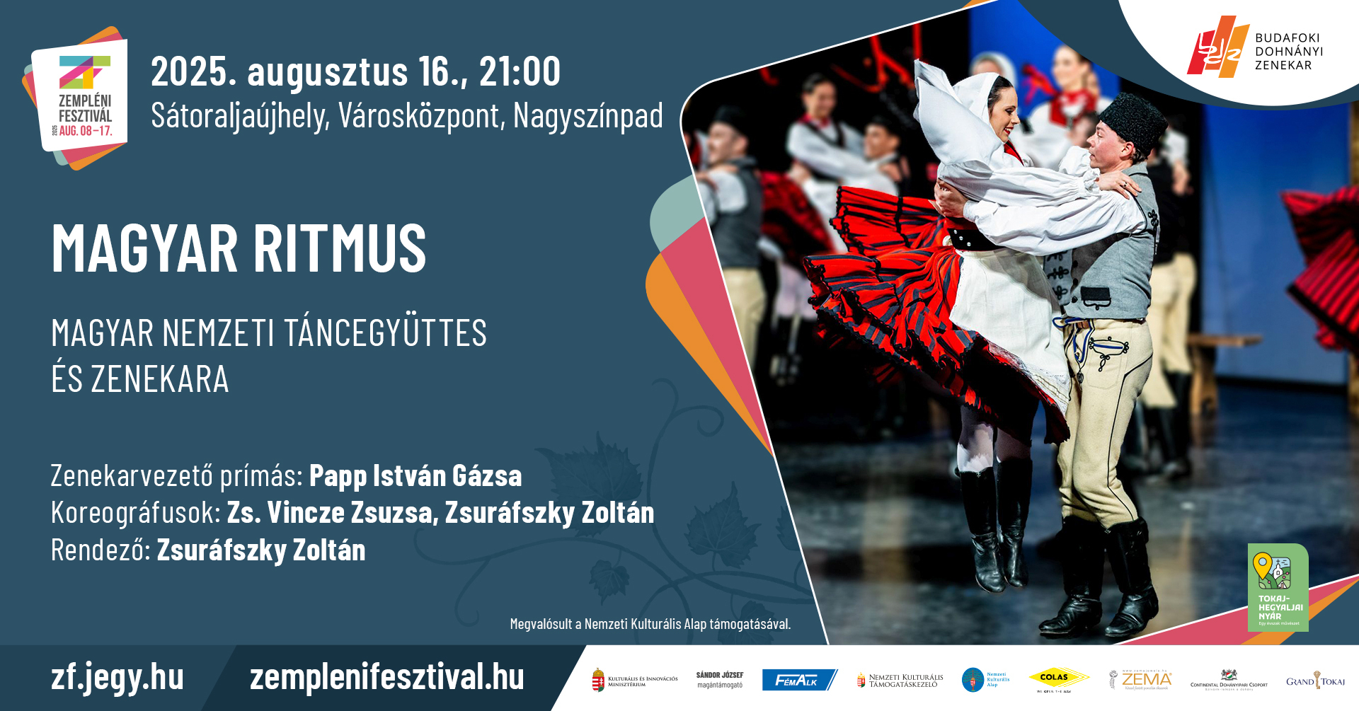 Magyar Ritmus - A Magyar Nemzeti Táncegyüttes előadása | Zempléni Fesztivál